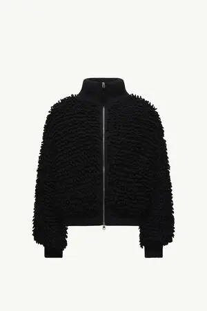 MONCLER X EDWARD ENNINFUL Wool Blend Zip-up Cardigan