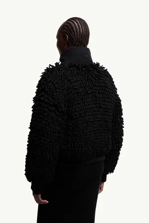 MONCLER X EDWARD ENNINFUL Wool Blend Zip-up Cardigan
