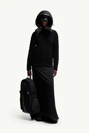 MONCLER X EDWARD ENNINFUL Wool Turtleneck Sweater - Black