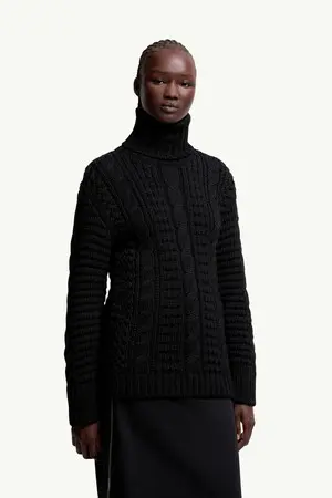 MONCLER X EDWARD ENNINFUL Wool Turtleneck Sweater