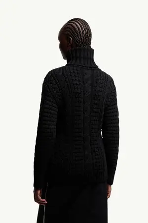MONCLER X EDWARD ENNINFUL Wool Turtleneck Sweater