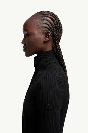 MONCLER X EDWARD ENNINFUL Wool Turtleneck Dress