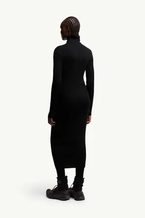 MONCLER X EDWARD ENNINFUL Wool Turtleneck Dress