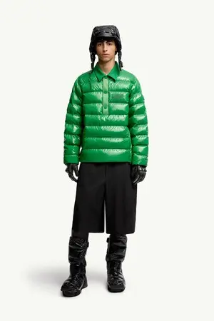 MONCLER X A$AP ROCKY Vardar Down Polo Shirt Jacket - Green