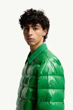 MONCLER X A$AP ROCKY Vardar Down Polo Shirt Jacket - Green