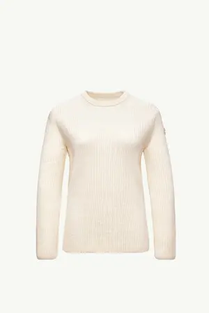 MONCLER + JIL SANDER Wool Sweater - White