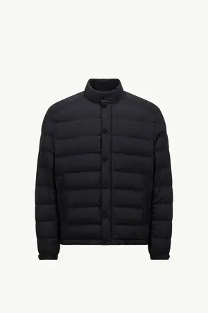 Moncler Selves Short Down Jacket Blue