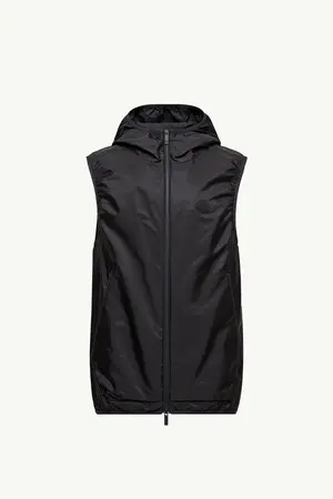 Moncler Moretan Hooded Vest Black