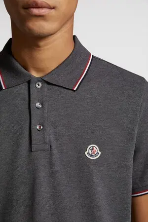 Moncler Logo Patch Polo Shirt