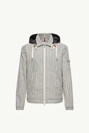 Moncler Havas Striped Poplin Shirt Jacket - Multicolor