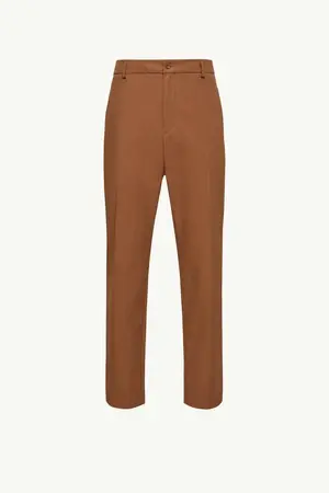 Moncler Technical Cotton Blend Pants - Brown