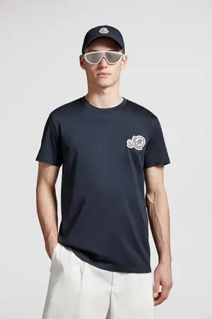 Moncler Double Logo Patch Cotton T-shirt