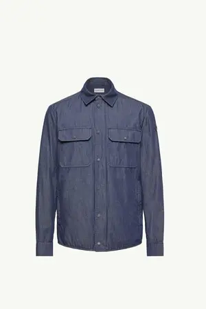 Moncler Denim Shirt Jacket - Blue