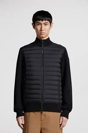 Moncler Padded Cotton Zip-up Cardigan