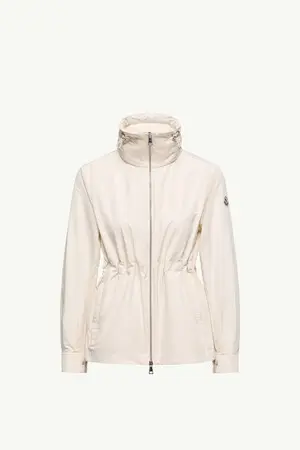 Moncler Enette Hooded Short Parka - White