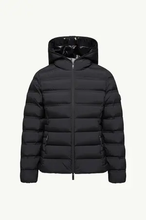Moncler Alete Hooded Short Down Jacket - Black