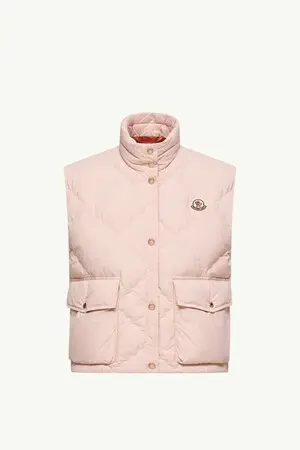 Moncler Biois Down Vest - Pink