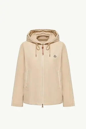 Moncler Sarracenia Hooded Jacket - Beige