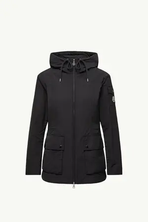 Moncler Leandro Hooded Parka Black