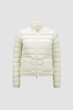 Moncler Lans Short Down Jacket - White
