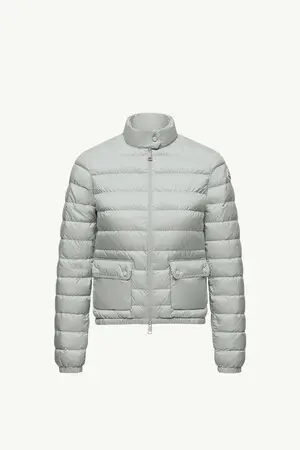 Moncler Lans Packable Short Down Jacket Grey