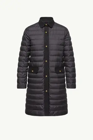 Moncler Jujulong Cotton & Linen-trimmed Down Jacket - Black