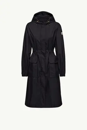 Moncler Hiengos Hooded Long Parka Black