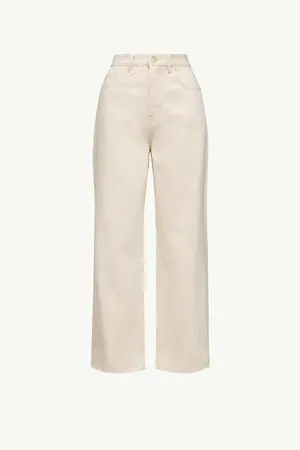 Moncler Cropped Jeans - White