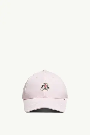 Moncler Gabardine Baseball Cap - Pink