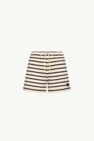 Moncler Striped Cotton Shorts - Multicolor