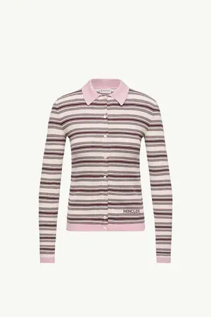 Moncler Cotton Crêpe Polo Shirt - Multicolor