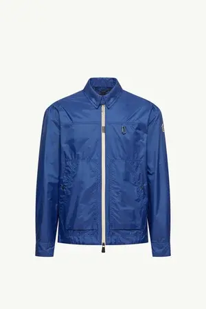 Moncler Brive Packable Shirt Jacket - Blue