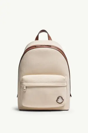 Moncler Carlo Backpack Bag - White