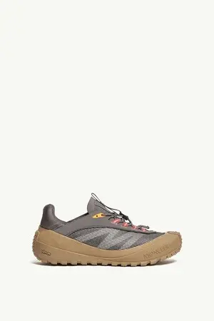 Moncler Trailgrip Lp Suede & Nubuck Sneaker - Grey