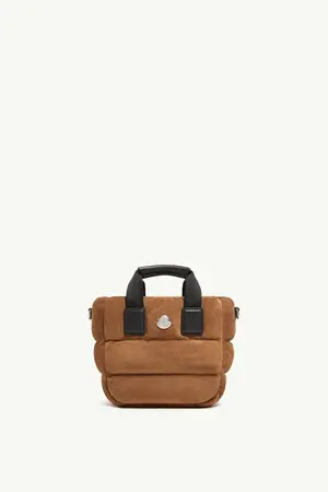 Moncler Caradoc Micro Suede Tote Bag - Brown