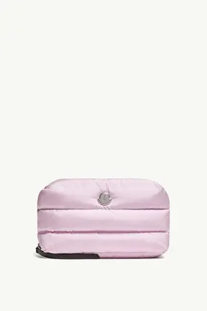 Moncler Caradoc Quilted Beauty Case - Pink