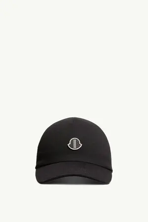 MONCLER + RICK OWENS Cotton Baseball Cap - Black