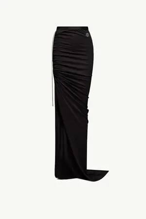 MONCLER + RICK OWENS Cotton Adjustable Skirt - Black
