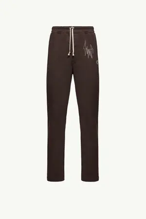 MONCLER + RICK OWENS Cotton Sweatpants - Brown