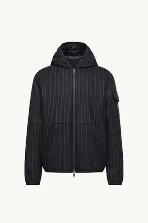 Moncler Ceze Reversible Hooded Short Jacket - Blue