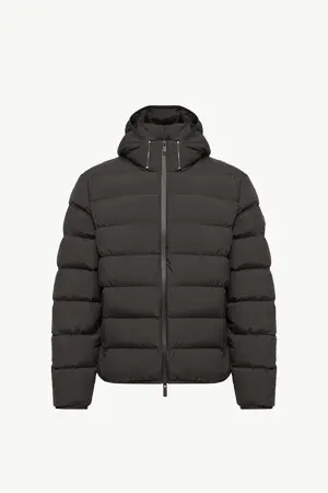Moncler Arajoki Hooded Short Down Jacket - Black