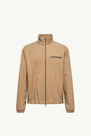 Moncler Fourioun Cotton Blend Short Jacket - Beige