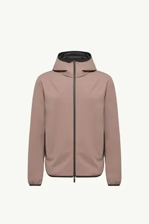 Moncler Ciampolin Hooded Down Jacket Brown
