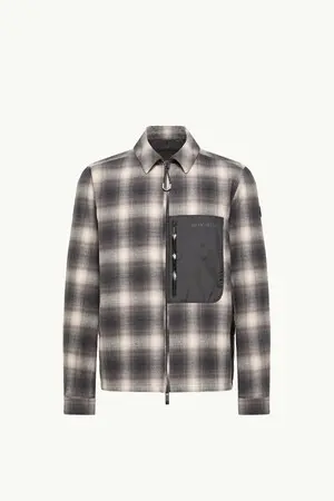 Moncler Cornisello Cotton Down Shirt Jacket - Multicolor