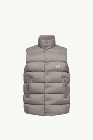 Moncler Tibb Down Vest Grey