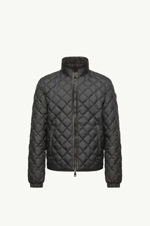 Moncler Delviane Reversible Diamond-quilted Down Jacket - Black
