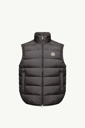 Moncler Contrin Down Vest Black