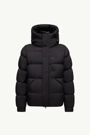 Moncler Madeira Hooded Short Down Jacket - Black