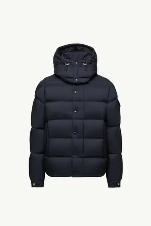 Moncler Maya 70 Hooded Short Down Jacket - Blue