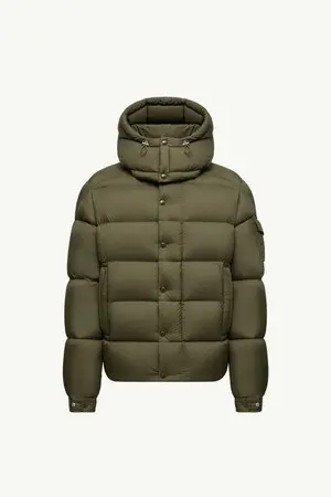 Moncler Moncler Maya 70 Hooded Short Down Jacket Green